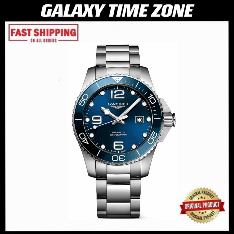 [Official Warranty]Longines Hydroconquest L3.782.4.96.6(43mm) Automatic ...