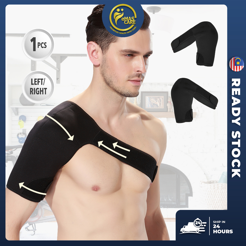 Adjustable Shoulder Support Brace Strap Joint Sport Gym Compression ...