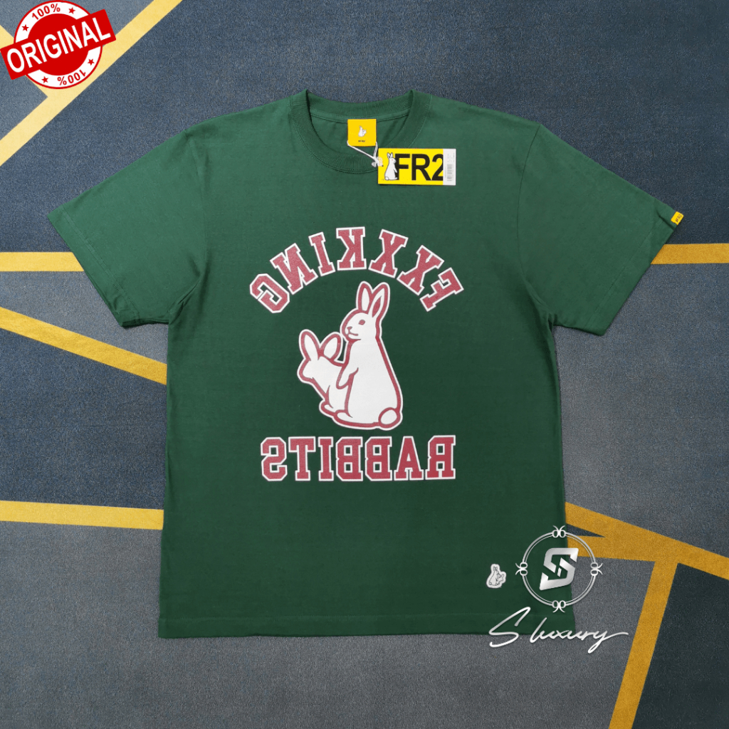 FR2 COLLEGE RABBIT TEE (OVERSIZE) | Shopee Malaysia