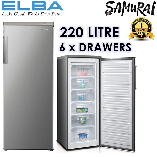 ELBA UPRIGHT FREEZER 220L EUFJ2217(SV) | Shopee Malaysia