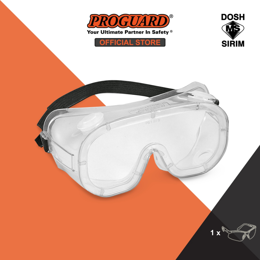 Proguard Classix Safety Chemical Goggles Anti Fog Eyewear | Shopee Malaysia