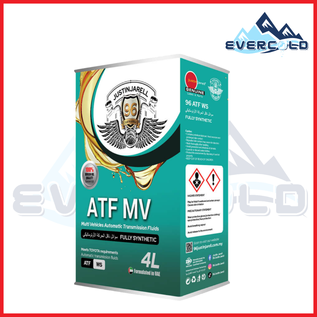 Justin Jarell 96 ATF MV Fully Synthetic Oil 4L | Shopee Malaysia