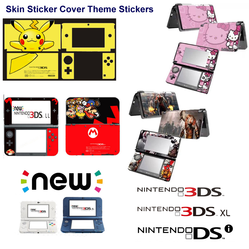 2DS/3DS/New 3DS/3DS XL/LL/New 3DS XL/LL/NDSi/DSi/DS Lite Skin Decal ...