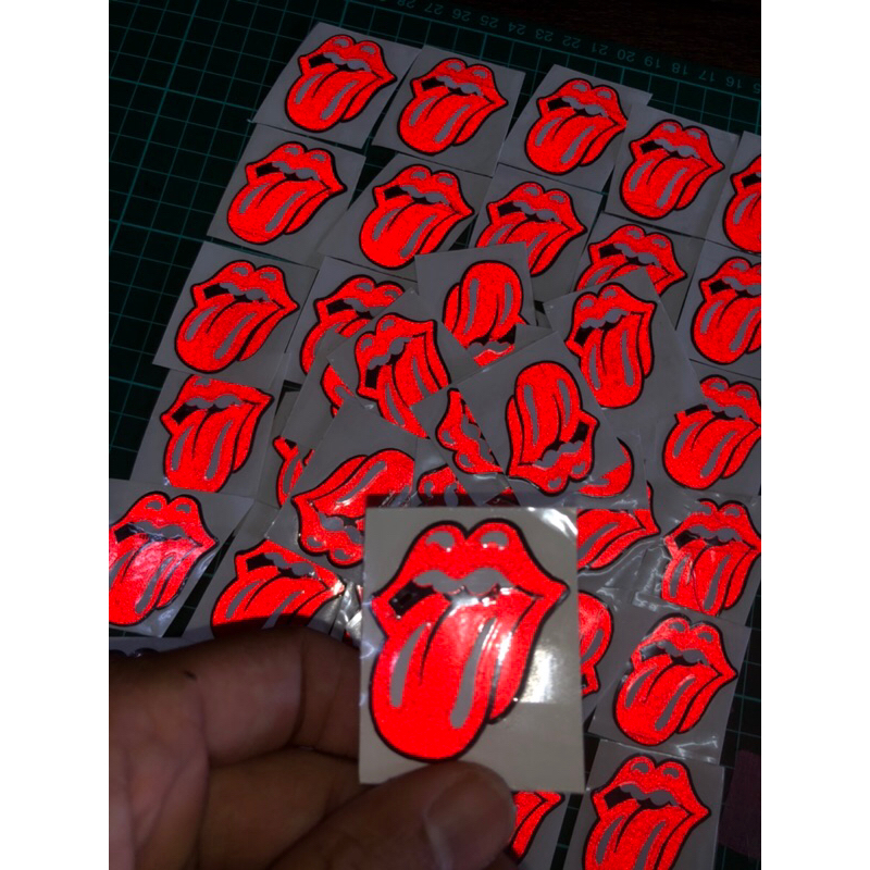 STICKER ROLLING STONES REFLECT | Shopee Malaysia