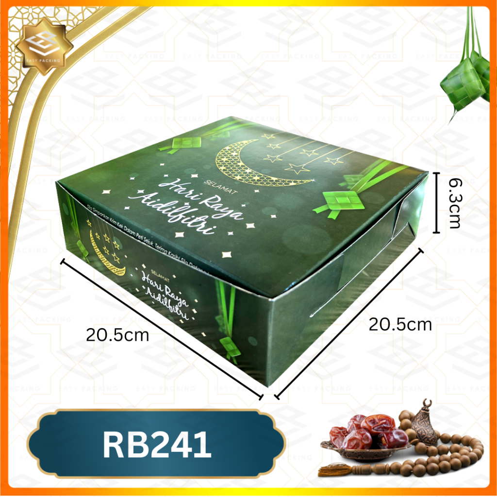 Raya New Design Hari Raya card Raya Box Hari Raya Gift Box Handle ...