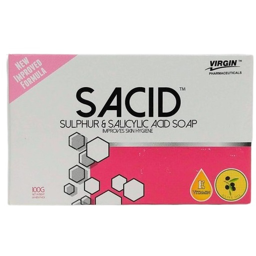 Sacid Sulphur & salicylic Acid Soap 100g | Shopee Malaysia