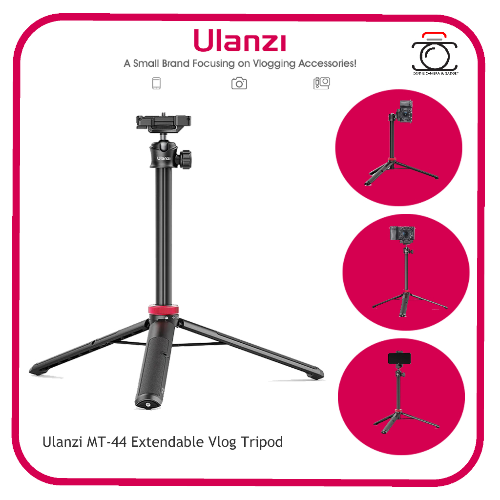 Ulanzi MT-44 Extendable Vlog Tripod | Shopee Malaysia