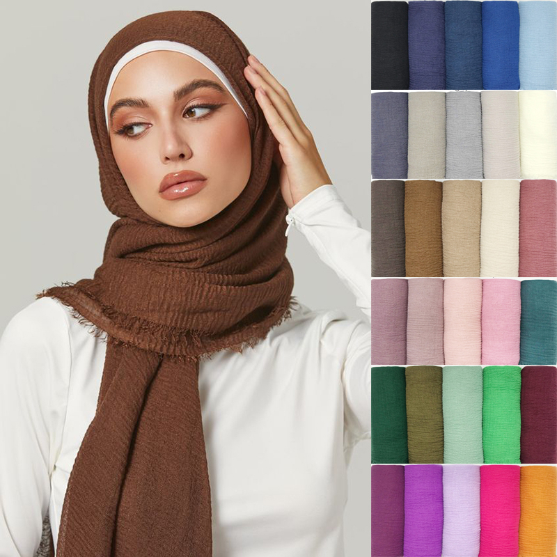 🌹SHAWL ARAB FRINGE SOFT & IRON-Less COTTON💝 STOCK READY IN MALAYSIA ...
