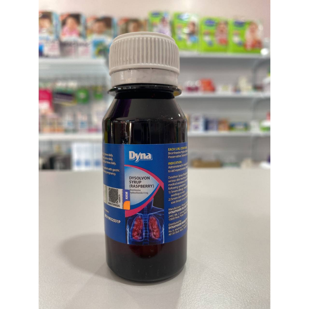 (FREE GIFT) DYNA DYSOLVON SYRUP RASPBERRY 60ML | Shopee Malaysia
