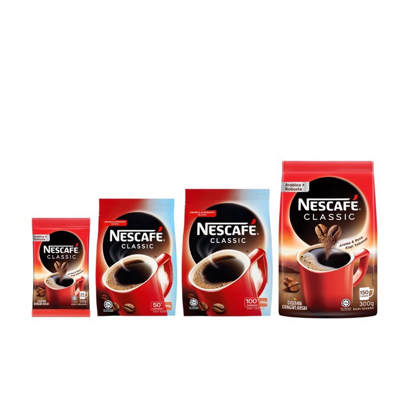 Nescafé Classic Refill Pack (50g/100g/200g/300g) | Shopee Malaysia