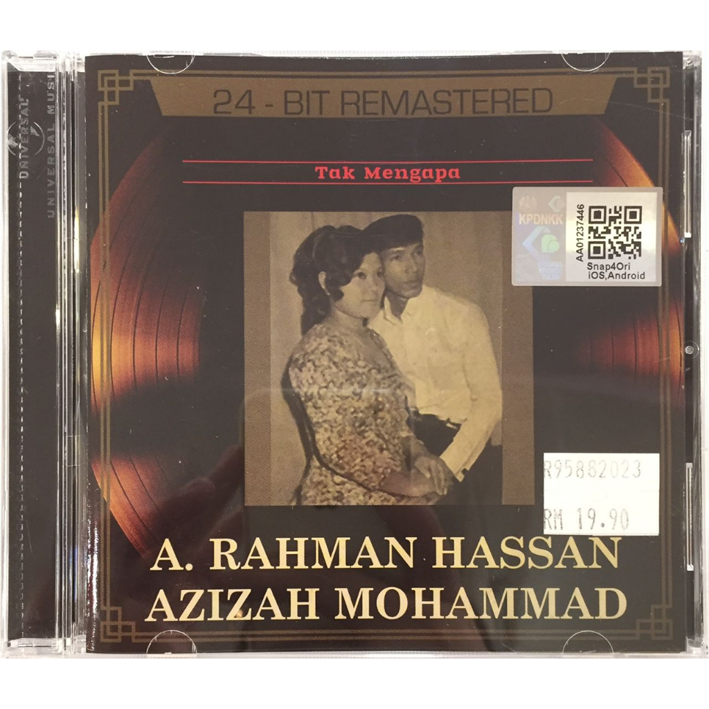 A RAHMAN HASSAN & AZIZAH MOHAMMAD - Tak Mengapa (CD) | Shopee Malaysia