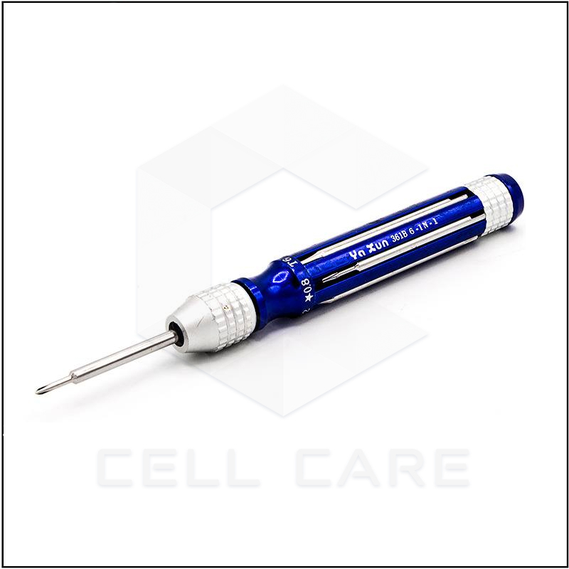 CellCare YAXUN 6-IN-1 OPENING MAGNETIC DISASSEMBLY SCREW DRIVER TOOL KIT SET FOR MOBILE PHONES ...