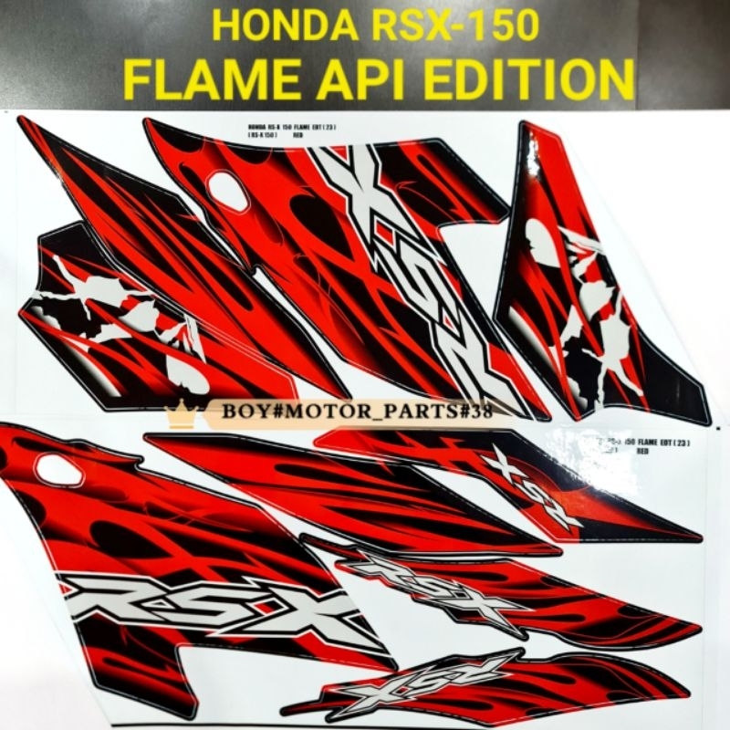 HONDA RSX 150 API EDITION ( 23 ) BODY STICKER ( READY STOCK ) | Shopee ...