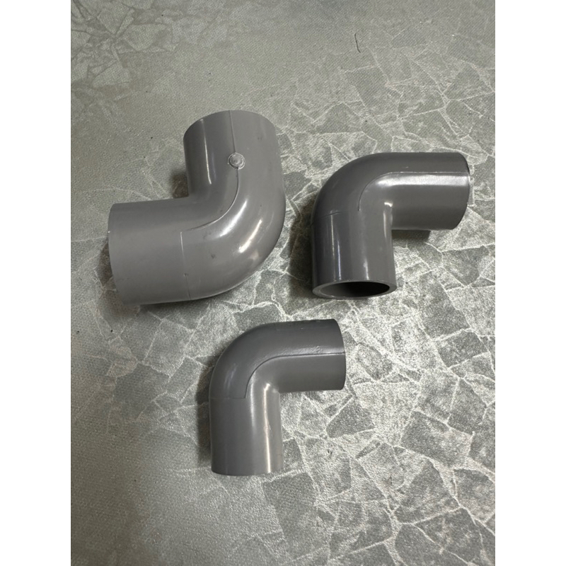 PVC Fitting Equal Elbow 90deg Thick sirim/ tebal sirim elbow 15mm ...
