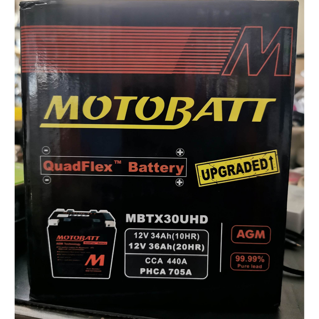 Motobatt MBTX30UHD 12V AGM Battery | Shopee Malaysia