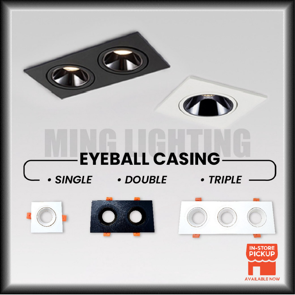 LED Multi MR16 Bulb GU10 Eyeball Casing Frame Downlight Ceiling Down ...