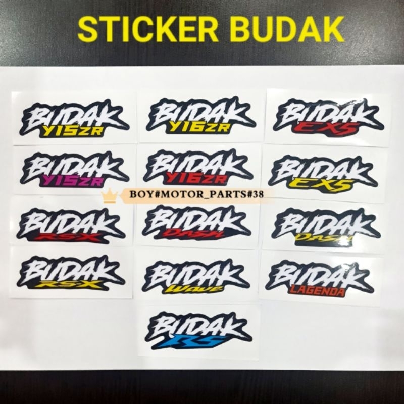 STICKER BUDAK Y15ZR Y16ZR LAGENDA EX5 RSX DASH STICKER KECIL ( READY ...