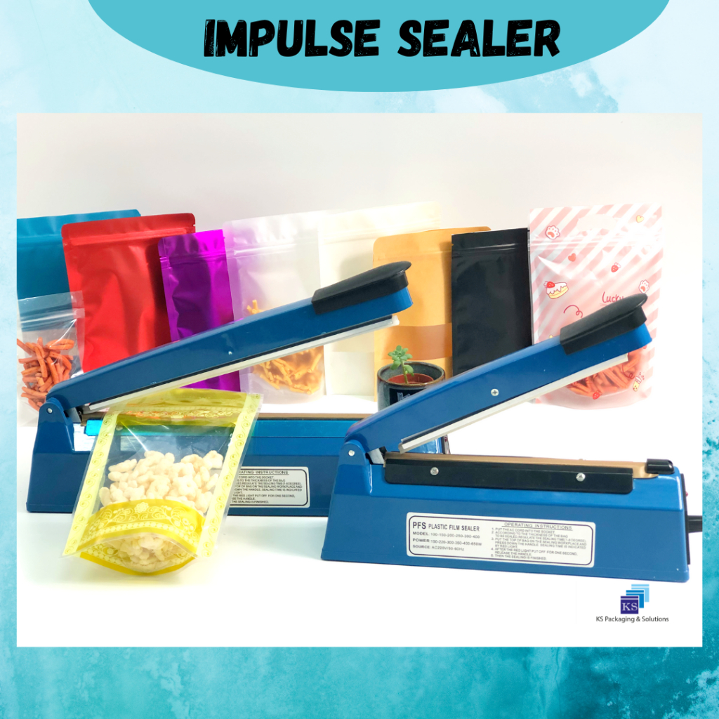(1 Unit) Impulse Sealer/Plastic Bag Sealer/Heat Sealer Machine/Mesin ...