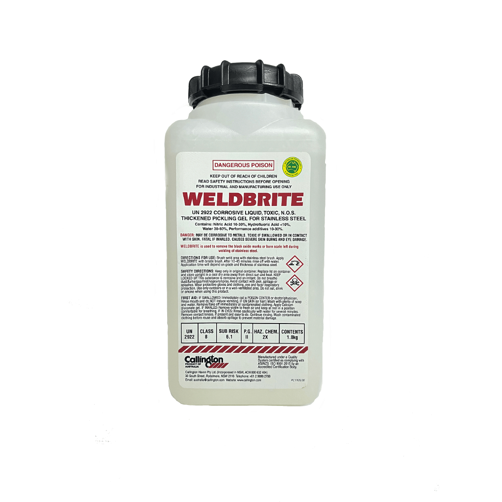 WELDBRITE STAINLESS STEEL PICKLING GEL 1KG 2.5KG | Shopee Malaysia