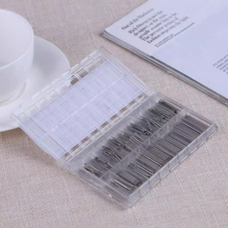 340PCS 6MM-23MM Stainless steel spring bar double flange 1.50mm ...