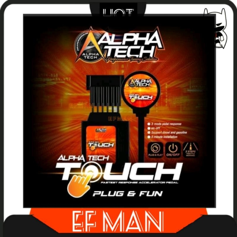 ALPHA TECH TOUCH FASTEST RESPONSE ACCELERATOR PEDAL 3 MODE MINYAK ...