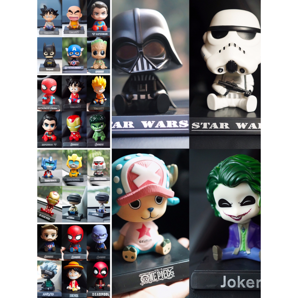 Car Decoration Dashboard Shaking Head Cute Version Super Hero Toy Car ...