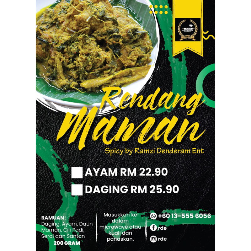 Rendang maman ayam | Shopee Malaysia