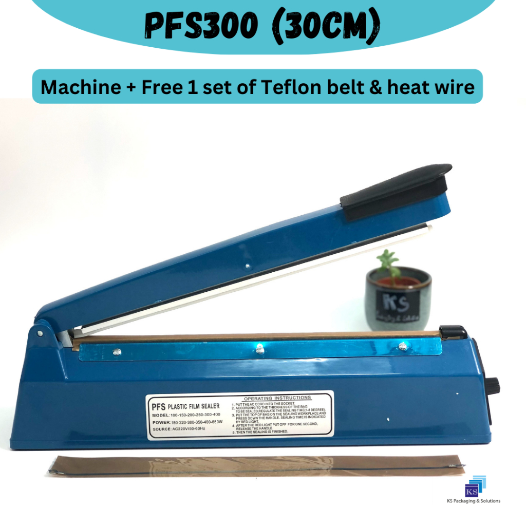 (1 Unit) Impulse Sealer/Plastic Bag Sealer/Heat Sealer Machine/Mesin ...
