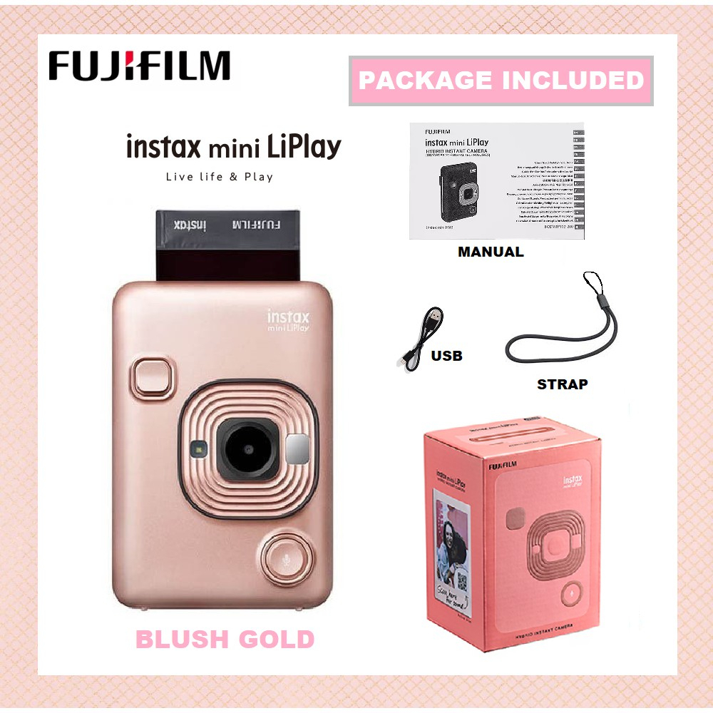 (Ready Stock)Fujifilm Instax Mini LiPlay Hybrid Instant Camera ...