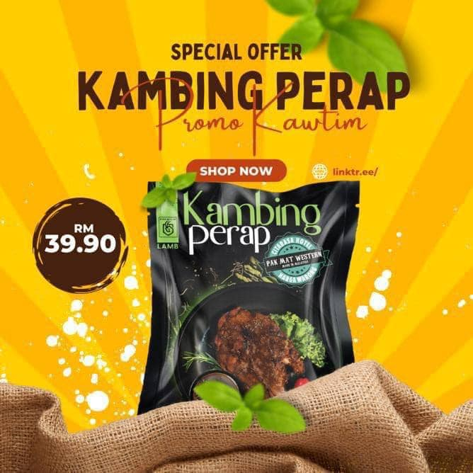 KAMBING PERAP PAK MAT WESTERN 600 GRM | Shopee Malaysia