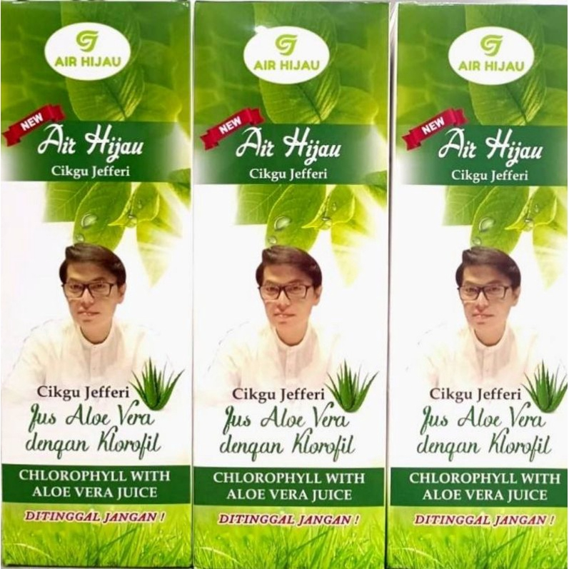 (NEWPACK) AIR HIJAU KLOROFIL CIKGU JEFRI 500ML ORIGINAL PRODUK | Shopee ...