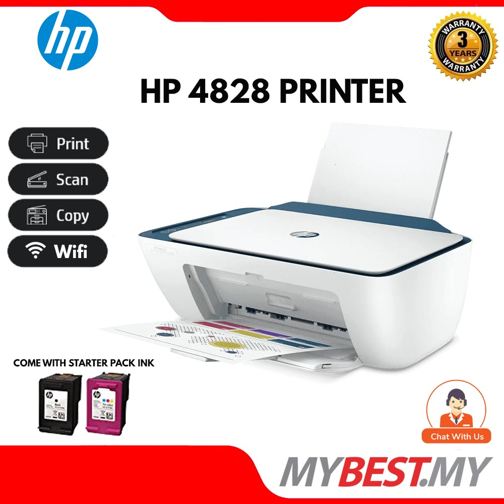 HP DESKJET ULTRA 4828 ALL IN ONE WIFI PRINTER | Shopee Malaysia
