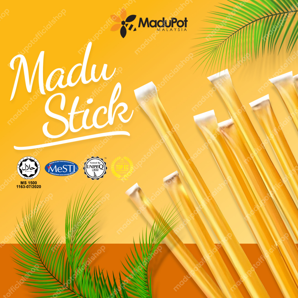 (READY STOCK) Madupot Madu Stik 100% Asli Honey Stick 1 Batang RM 1 ...