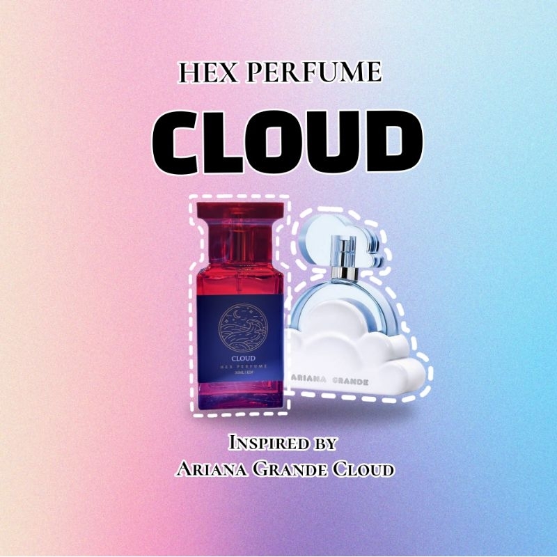 Hex Perfume Cloud Inspired Perfume Premium Tahan Lama Bau 100% Original ...