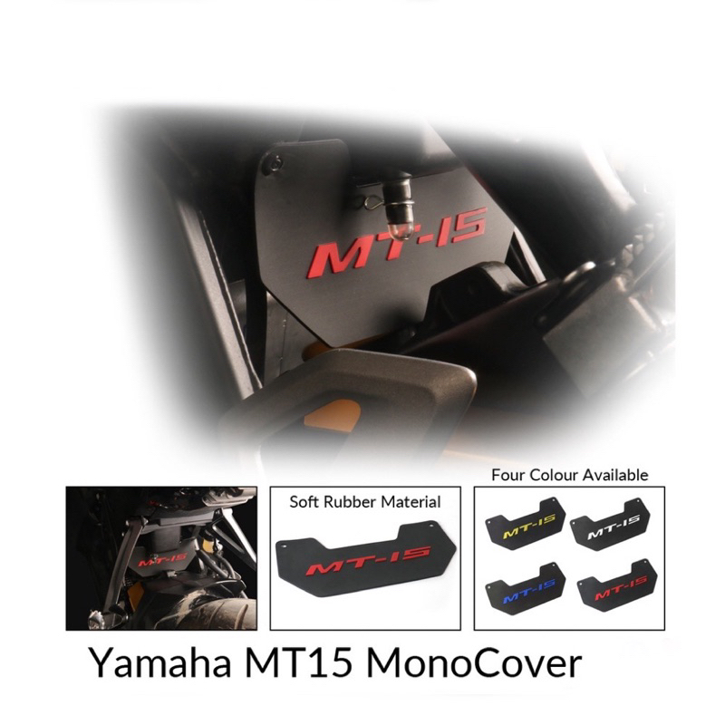 Yamaha MT15 Monoshock Cover Rubber Material Protector Mono Cover Hugger ...