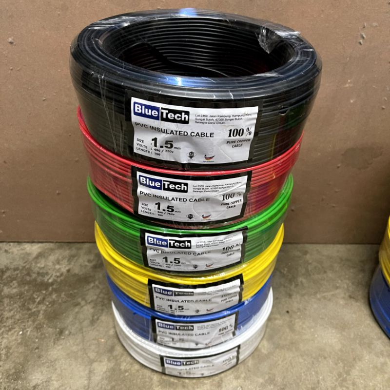 BTE PVC CABLE 1.5MM / 2.5MM / 4MM / 6MM | Shopee Malaysia