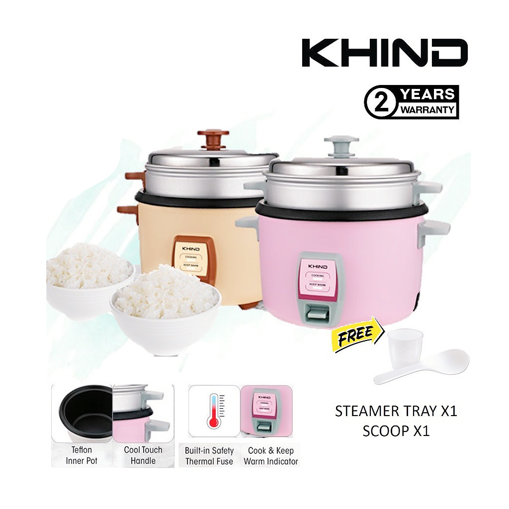 KHIND RICE COOKER RC928T (2.8 LITRE) | Shopee Malaysia