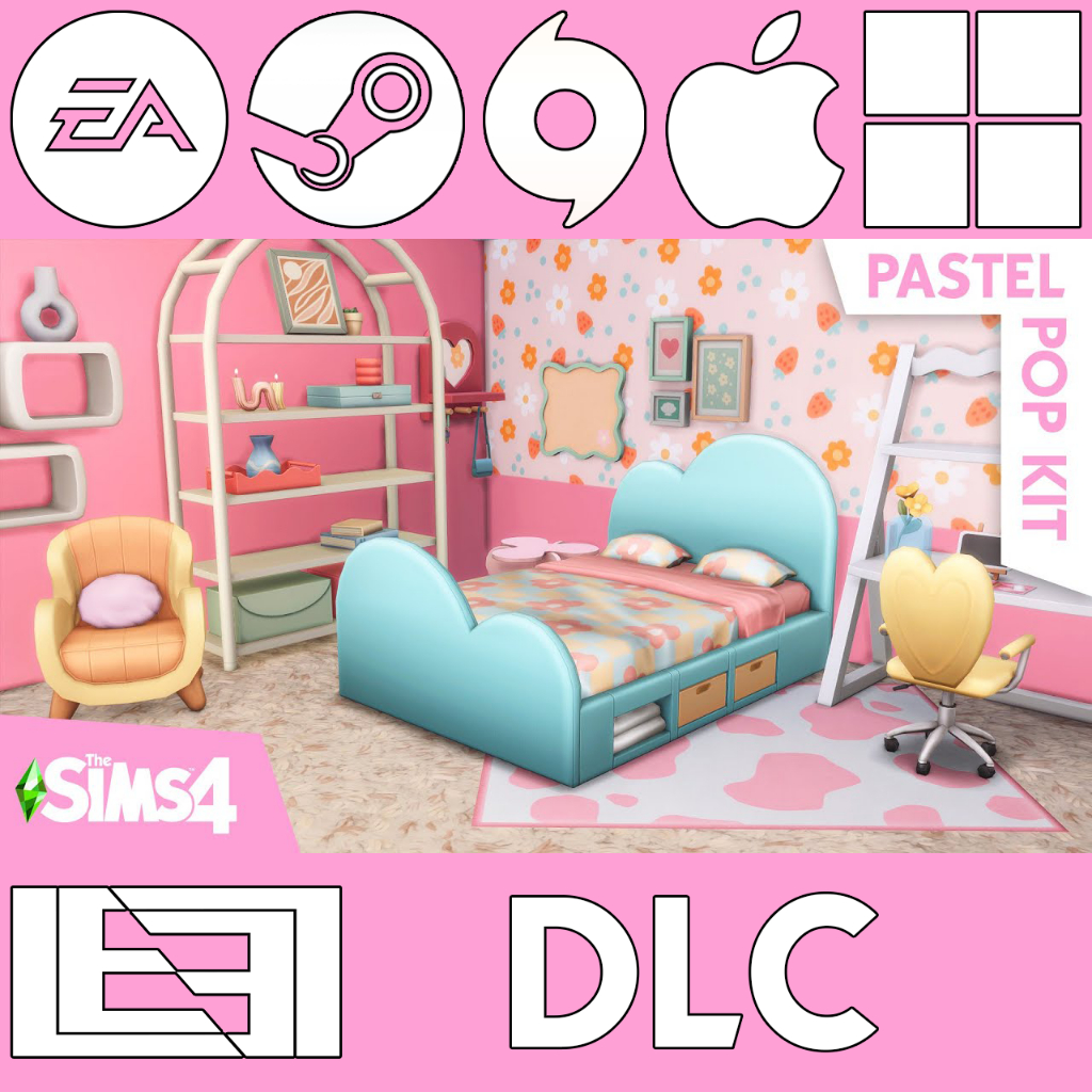 The Sims 4: Pastel Pop Kit [Mac/Win][Online][EA/Steam/Epic] | Shopee ...