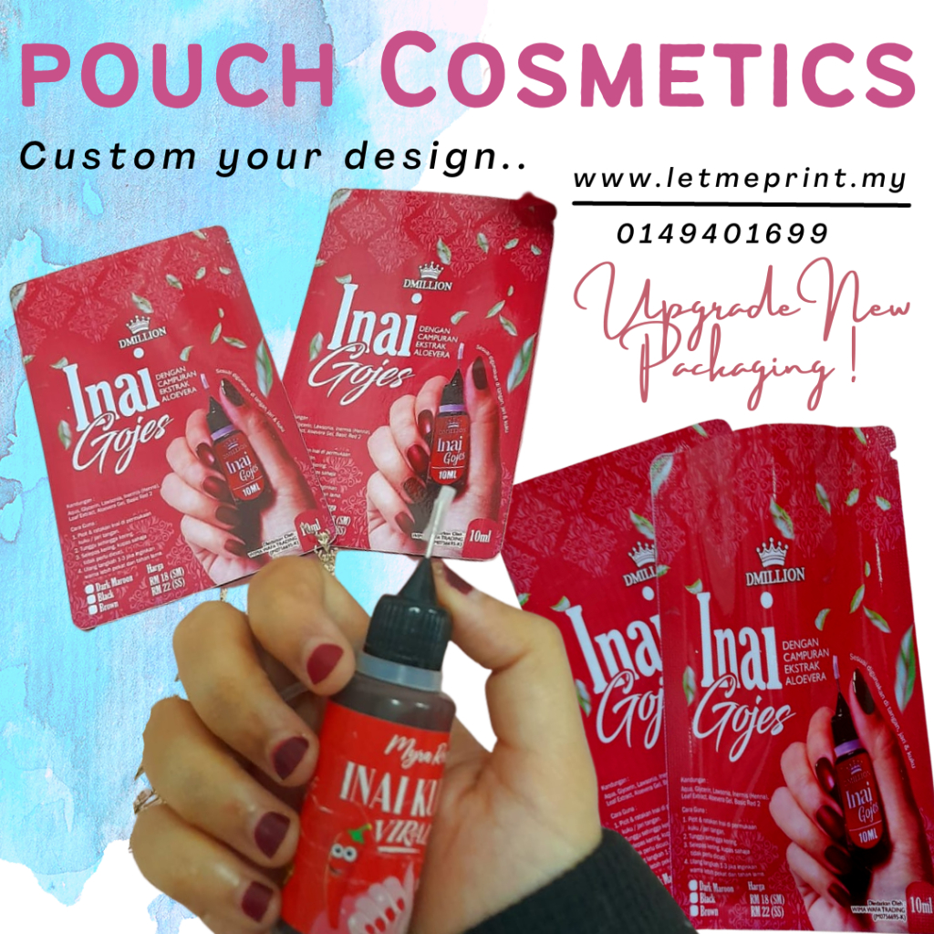 [PROMO] SAMPLE PACKAGING INAI POUCH COSMETIC PACKAGING CUSTOM DESIGN ...