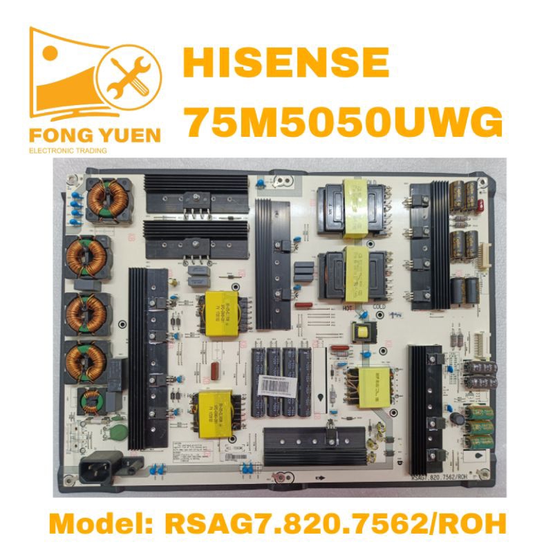 HISENSE TV POWER BOARD 75M5050UWG ( New Board !!! ) | Shopee Malaysia