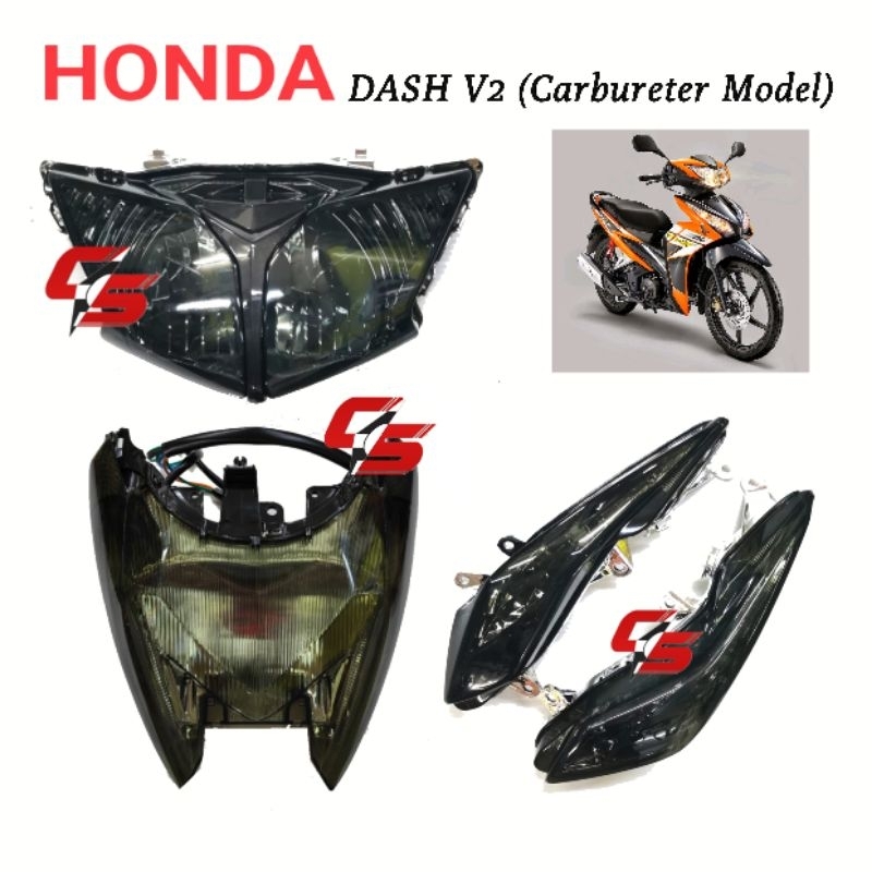Dash 110 Dash110 V2 (Carburetor model) Head Lamp & Front Signal & Tail ...
