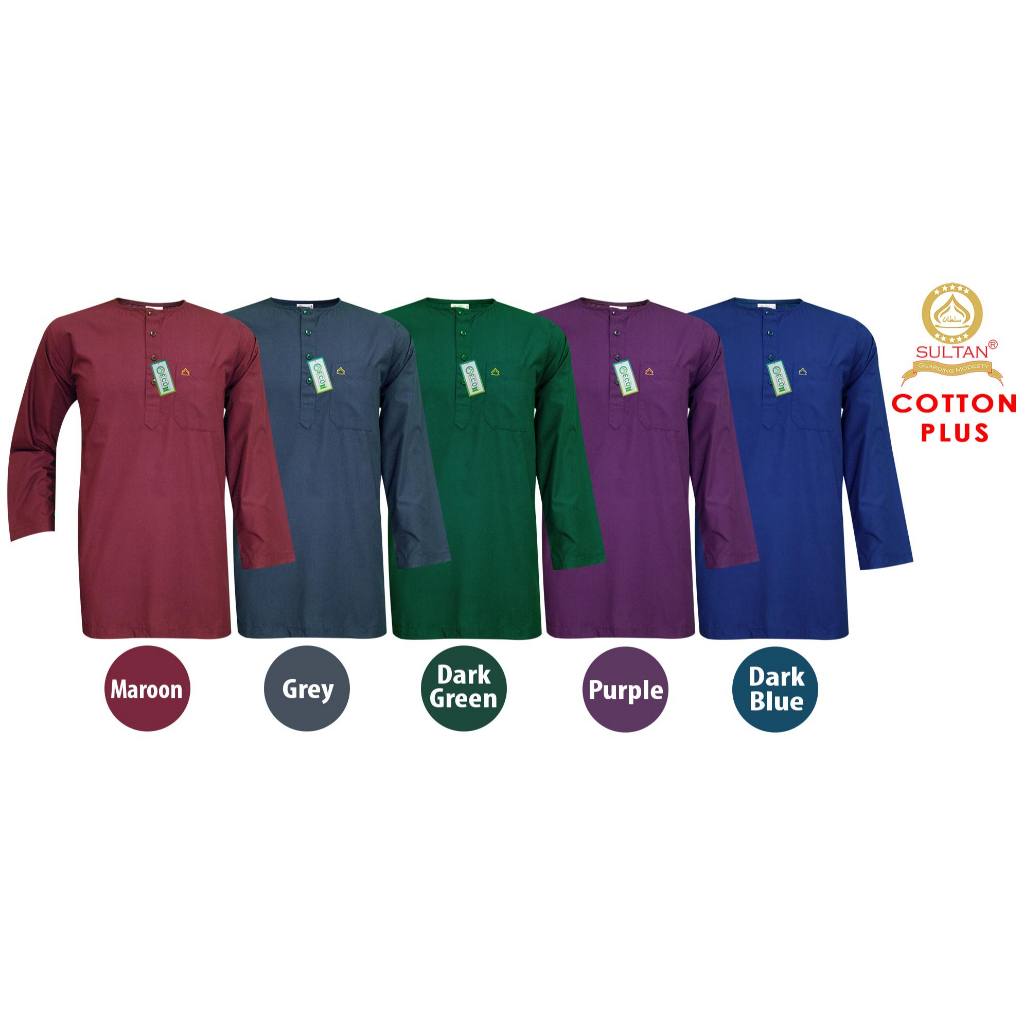 KURTA SAIDINA COTTON PLUS KURTA RAYA KURTA MODERN DEWASA SULTAN FULL ...