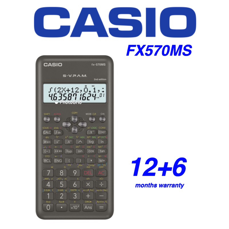 🔺Fast shipped out🔺Casio fx-570ms 2nd edition ORIGINAL Casio scientific ...