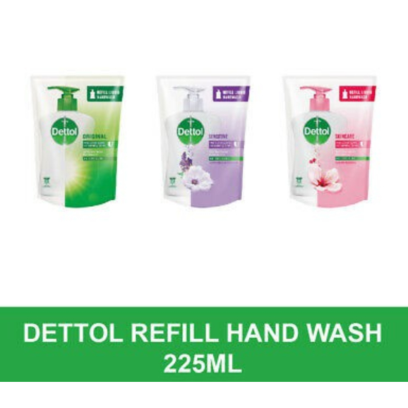 Dettol Antibacterial Original / Skin Care Liquid Hand Wash Refill Pouch ...