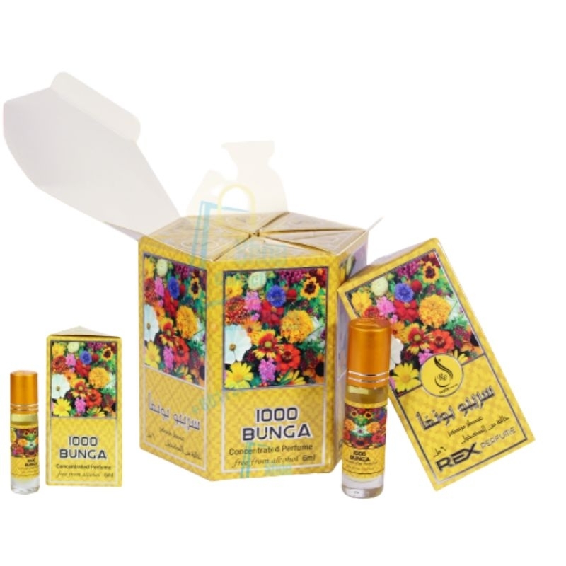 REX PERFUME FRAGRANCE ROLL-ON 1000 BUNGA/ ZAM-ZAM 6ML | Shopee Malaysia