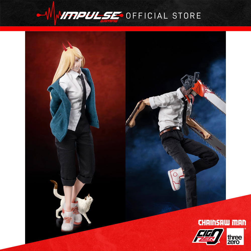Threezero FigZero 1/6 Denji / Power Action Figurine / Chainsaw Man / Three Zero Chain saw Man ...