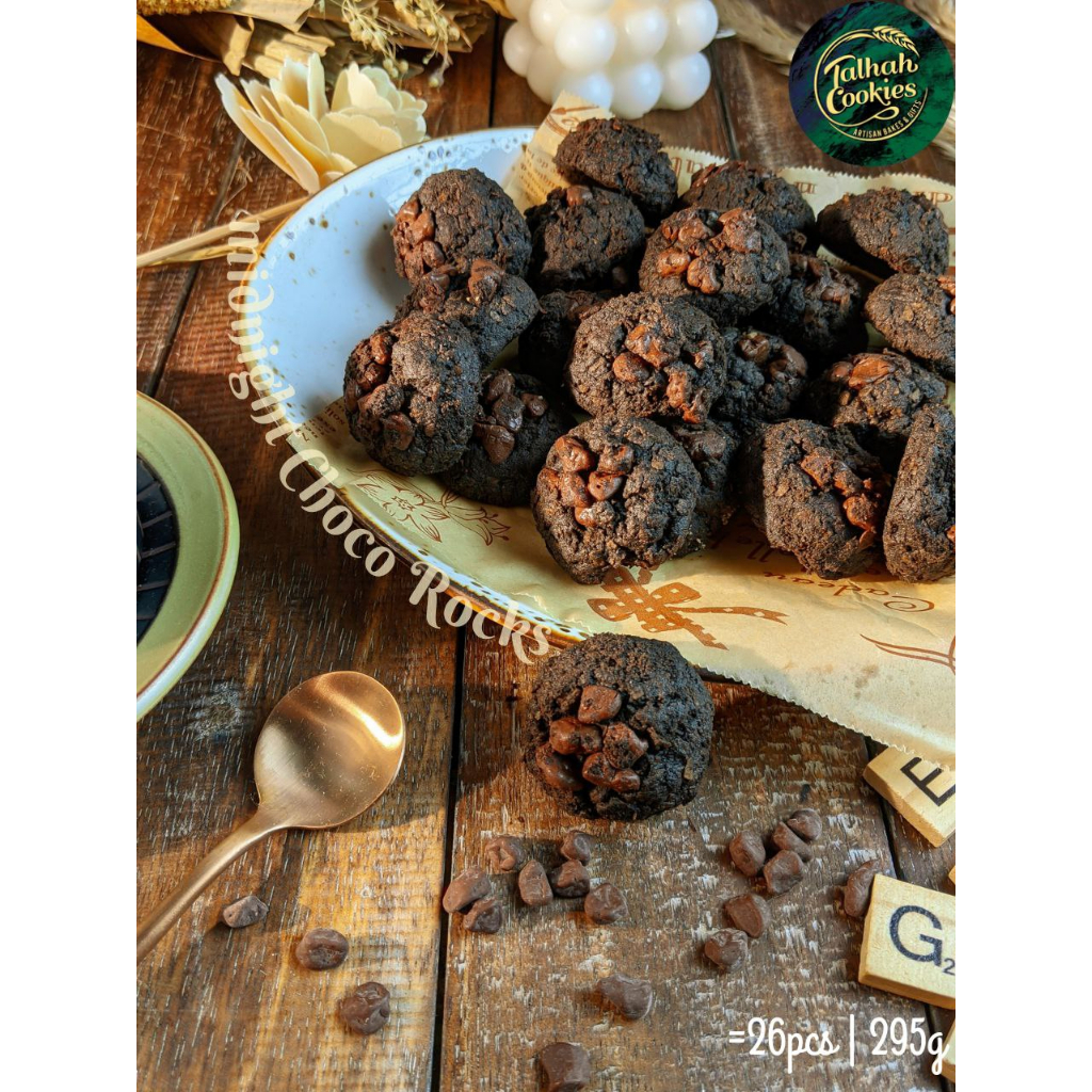 MIDNIGHT CHOCO ROCKS BY TALHAH COOKIES | Shopee Malaysia