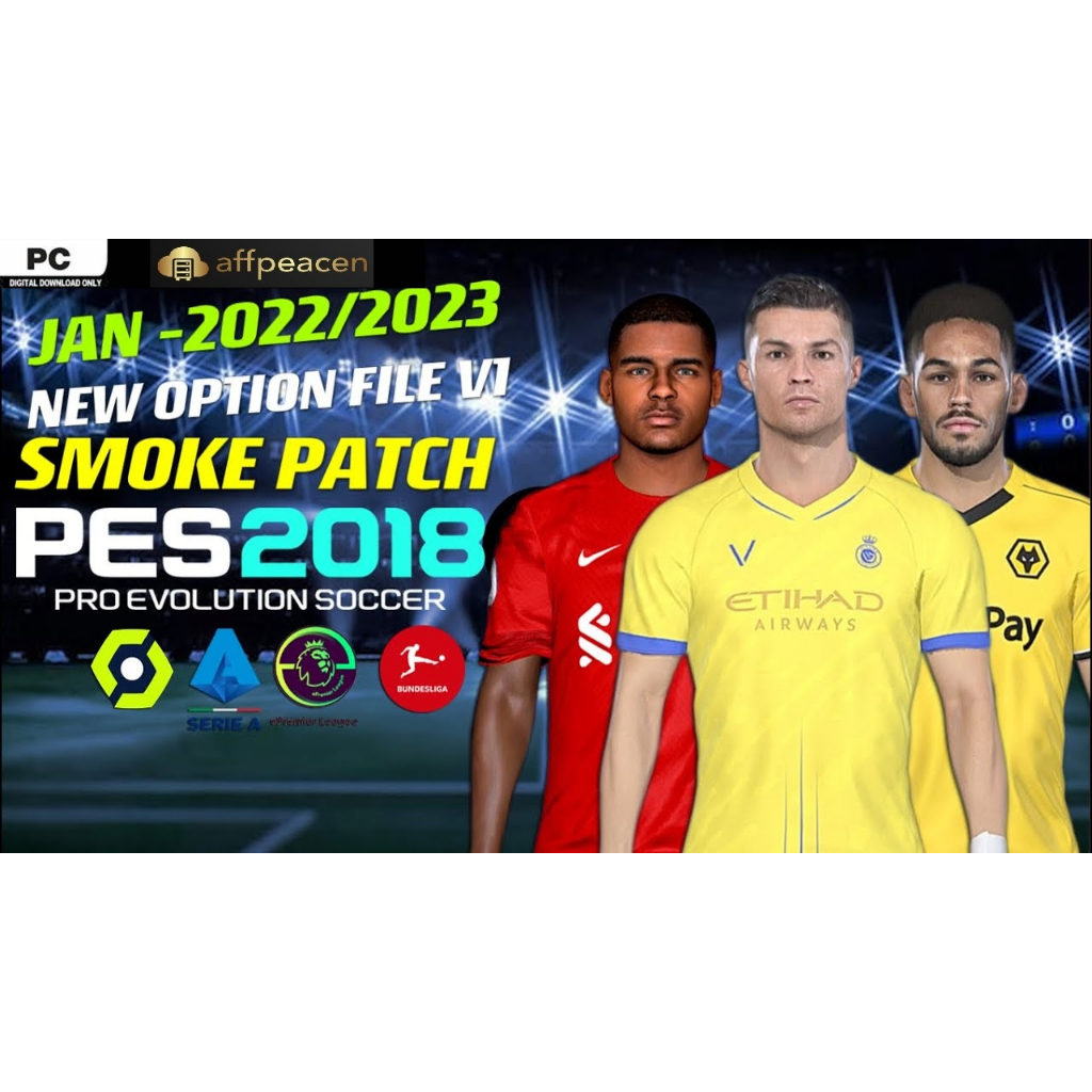 PC GAME PES 2018 + PATCH SEASON 2023 + FACEPACK - PC DIGITAL DOWNLOAD ...