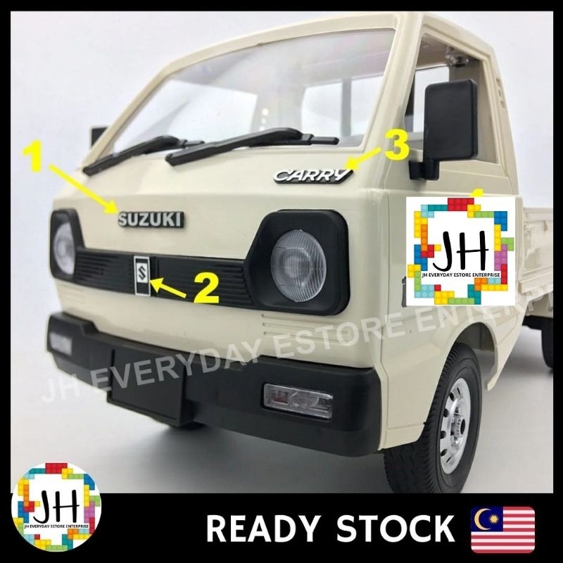 🇲🇾ReadyStock 3pcs/set WPL D12 =1:10 “SUZUKI” STICKER 3D Car Emblem ...