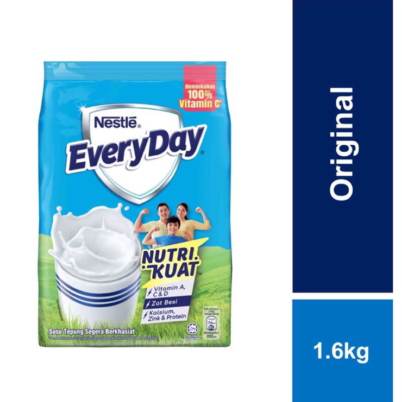 NESTLE EVERYDAY Milk Powder Softpack 1.6kg / 300 g | Shopee Malaysia